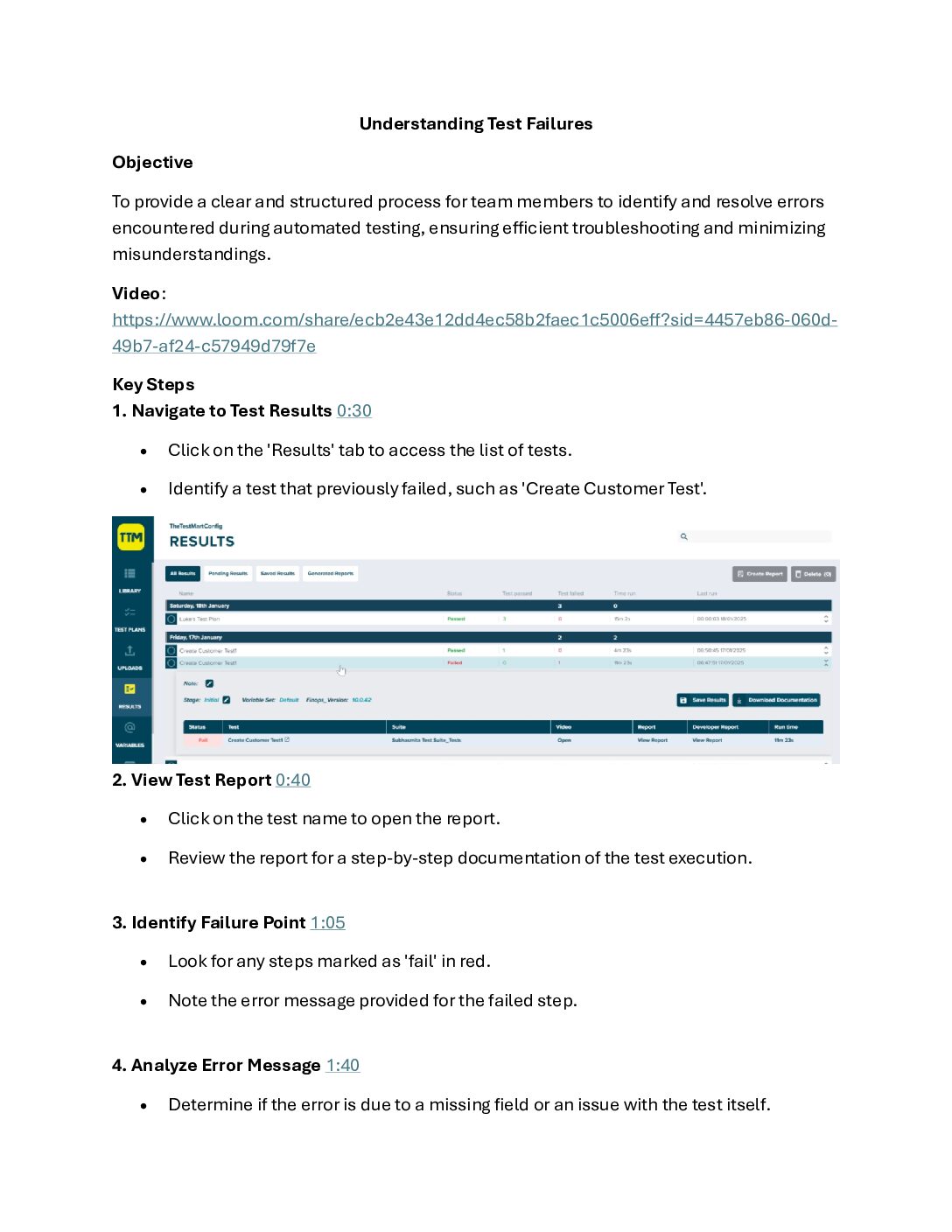 SOP Library | TheTestMart